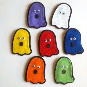 The Chocolate Chip Ghost PDF SVG Pattern Felt Board Set, Halloween ...
