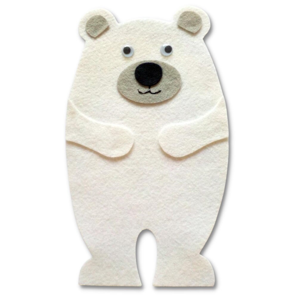 Polar Bears Underwear Felt Story SVG Cutting Files PDF Pattern, Polar ...