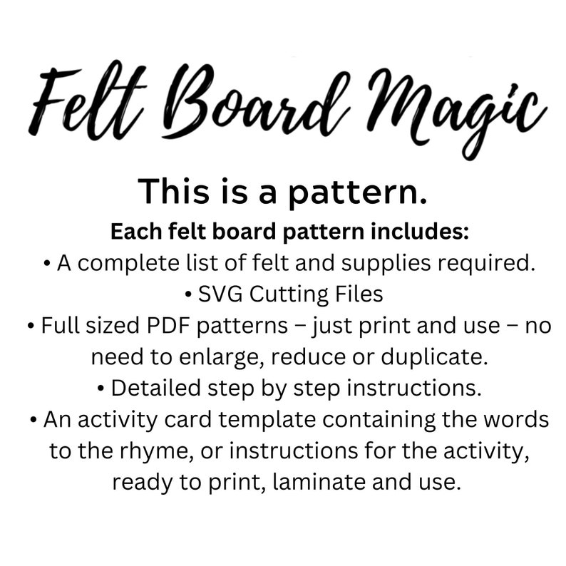 Five Little Polar Bears Felt Story PDF SVG Pattern, Preschool Learning ...