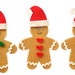 Five Little Christmas Gingerbread Men PDF SVG Cricut Cutting Files ...
