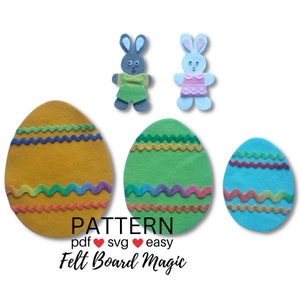 Little Bunny Hide and Seek Sizes Game Felt Board Set PDF SVG - Etsy