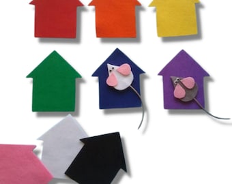 Little Mouse Felt Game - Etsy