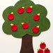 Ten Red Apples - Adding and Subtracting SVG Cutting Files PDF Felt ...