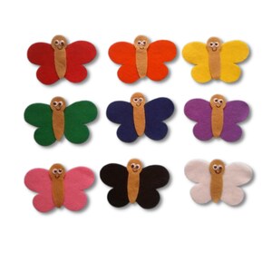 Color Matching Butterfly Wing Game Felt Board SVG PDF Pattern Colour ...