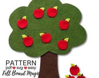 Marco the Polar Bear Felt Story PDF Pattern SVG Cutting - Etsy