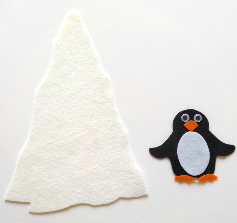 Penguins and Polar Bears Felt Story Board Pattern Bundle | Etsy