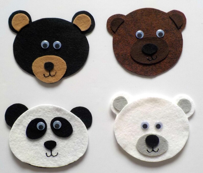 Penguins and Polar Bears Felt Story Board Pattern Bundle | Etsy