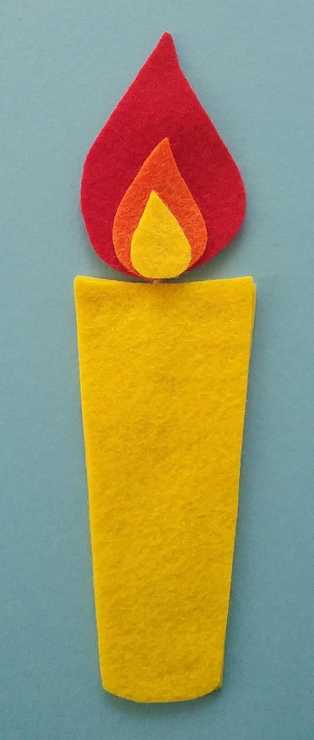 Five Little Candles PDF SVG Felt Board Pattern Flannel Board - Etsy