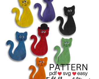 Scat the Cat Felt Story Set / Cat Story Flannel Board Set / Preschool ...