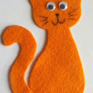 Scat the Cat Color Story PDF SVG Pattern Felt Board Set, Colour ...