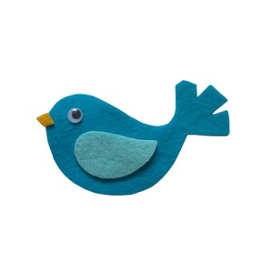 Five Little Birds Felt Board Set Pattern PDF SVG Cutting Files, Flannel ...