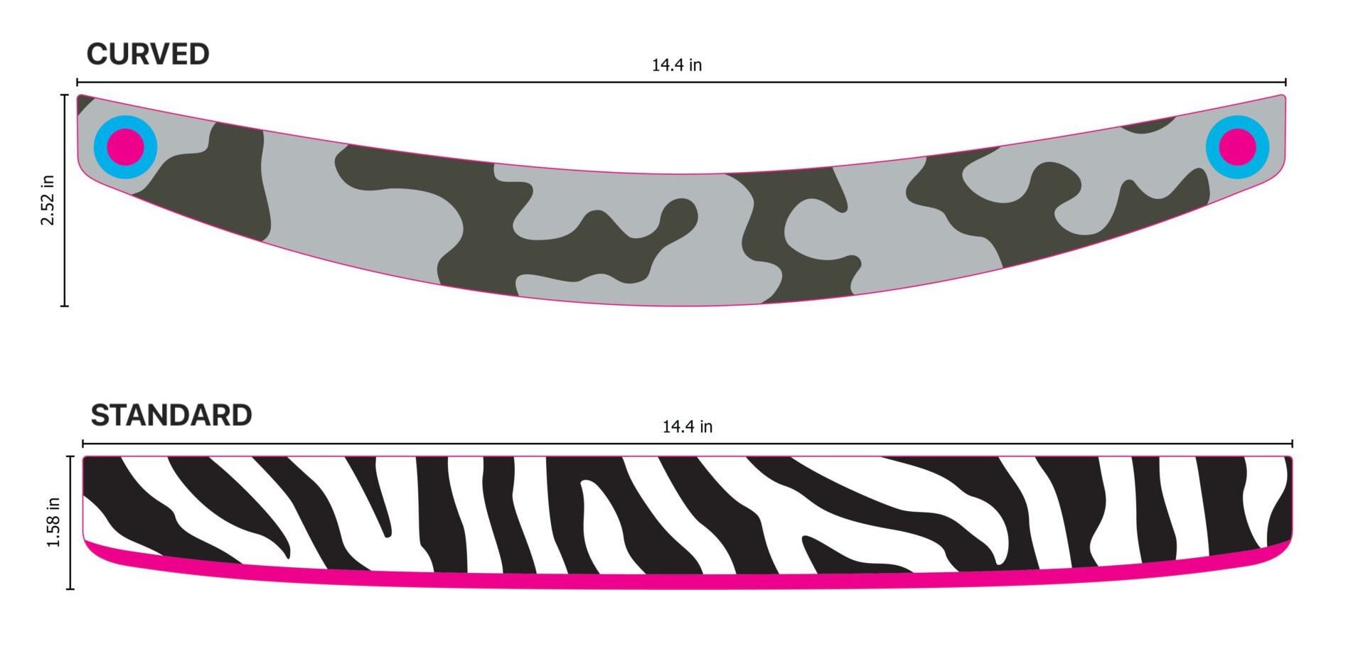 Visor Strip for Kart, Motorcycle, and Car Racing Helmets. - Etsy