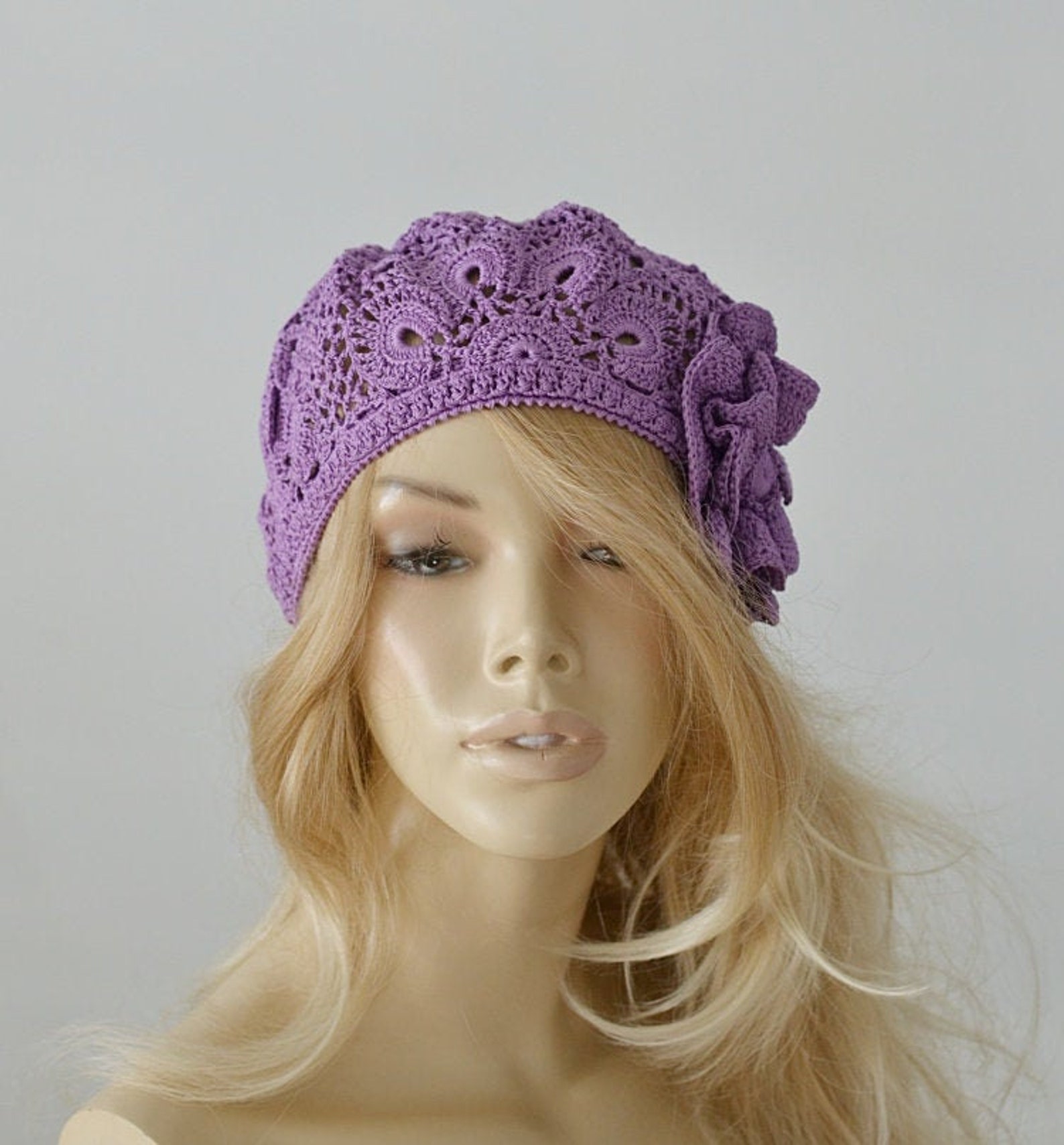 French Beret Summer Beret French Summer Beret Crochet Hat - Etsy UK