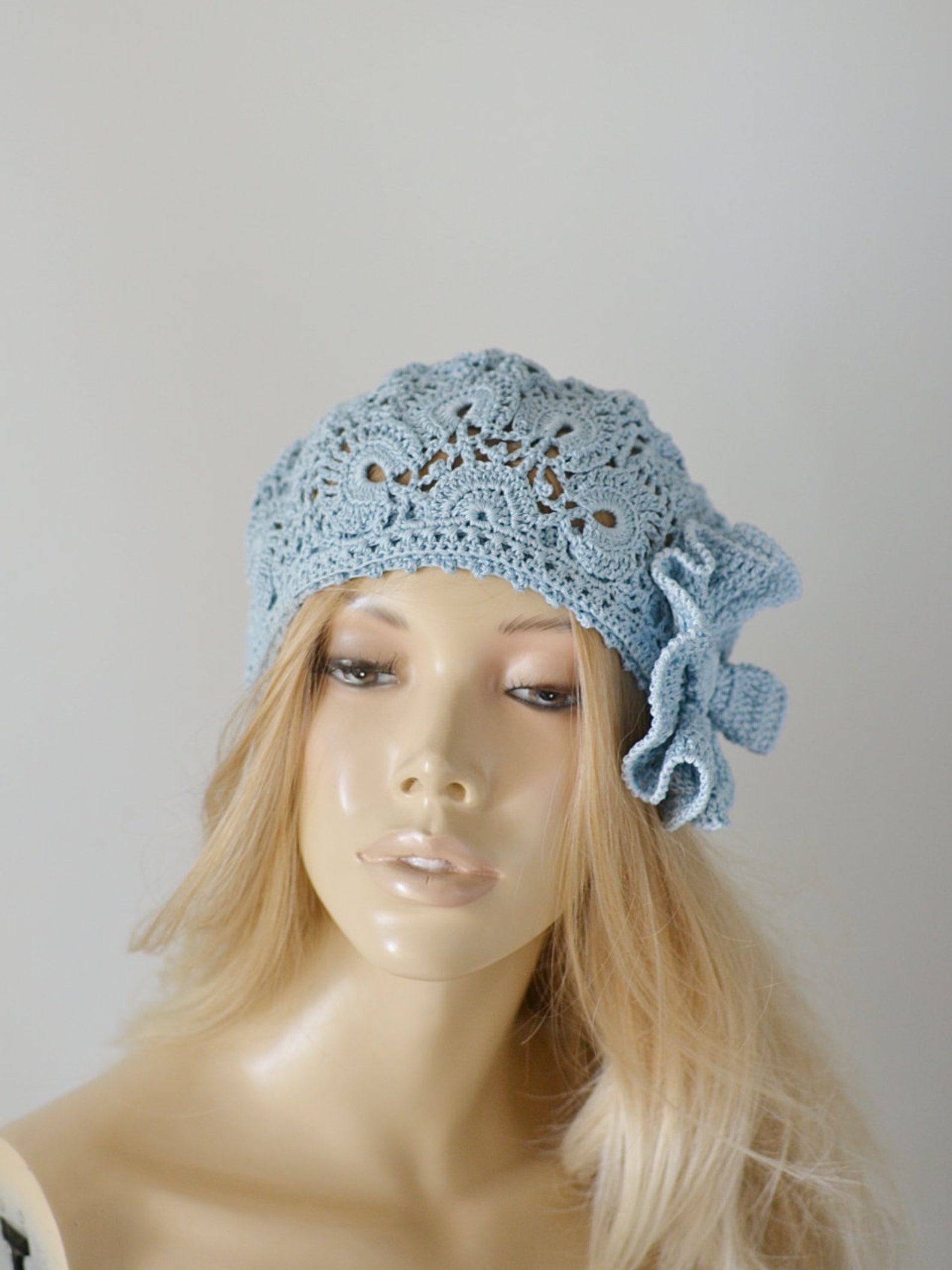 French Beret Summer Beret French Summer Beret Crochet Hat Women Crochet ...