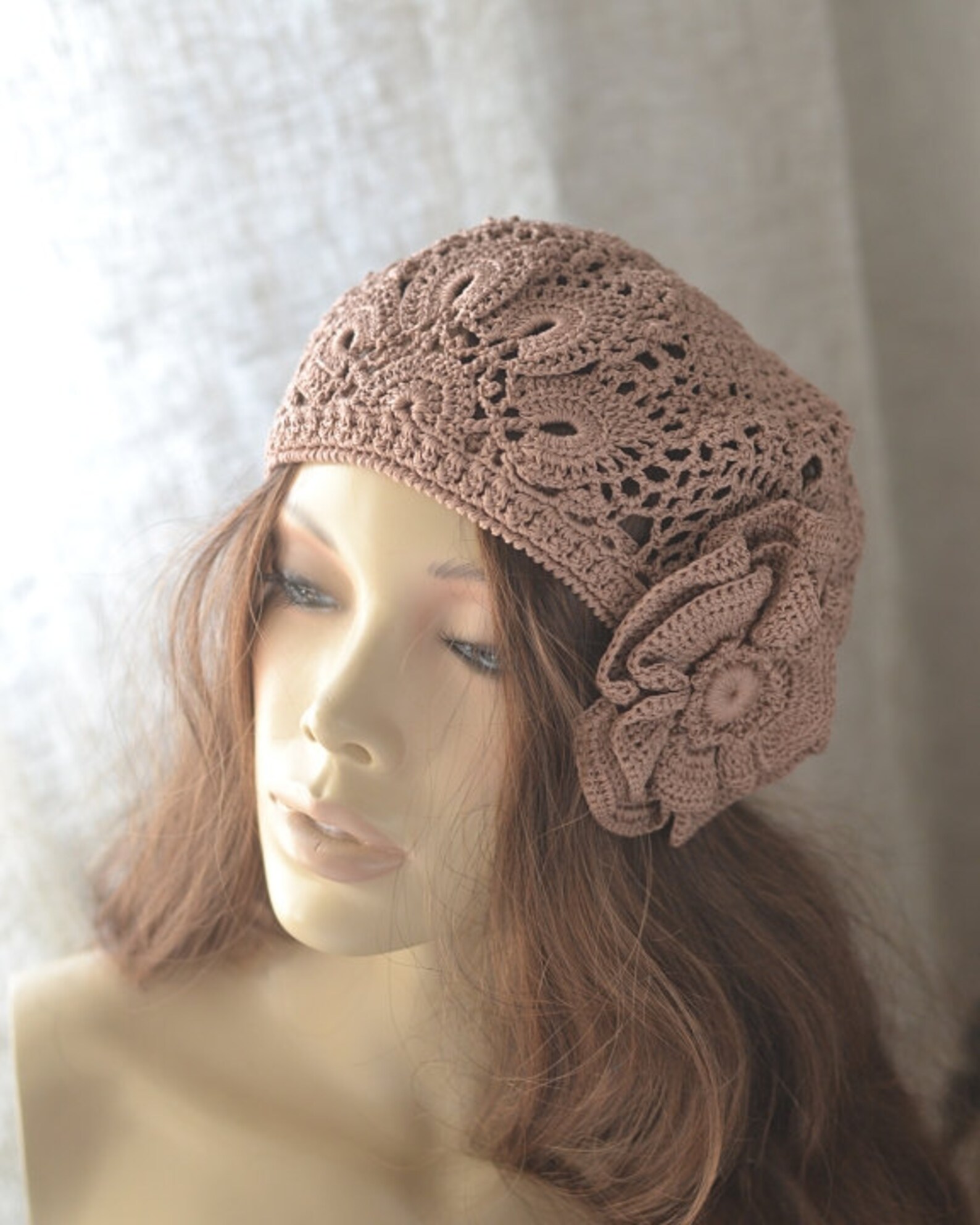 French Beret Summer Beret French Summer Beret Crochet Hat Women Crochet ...