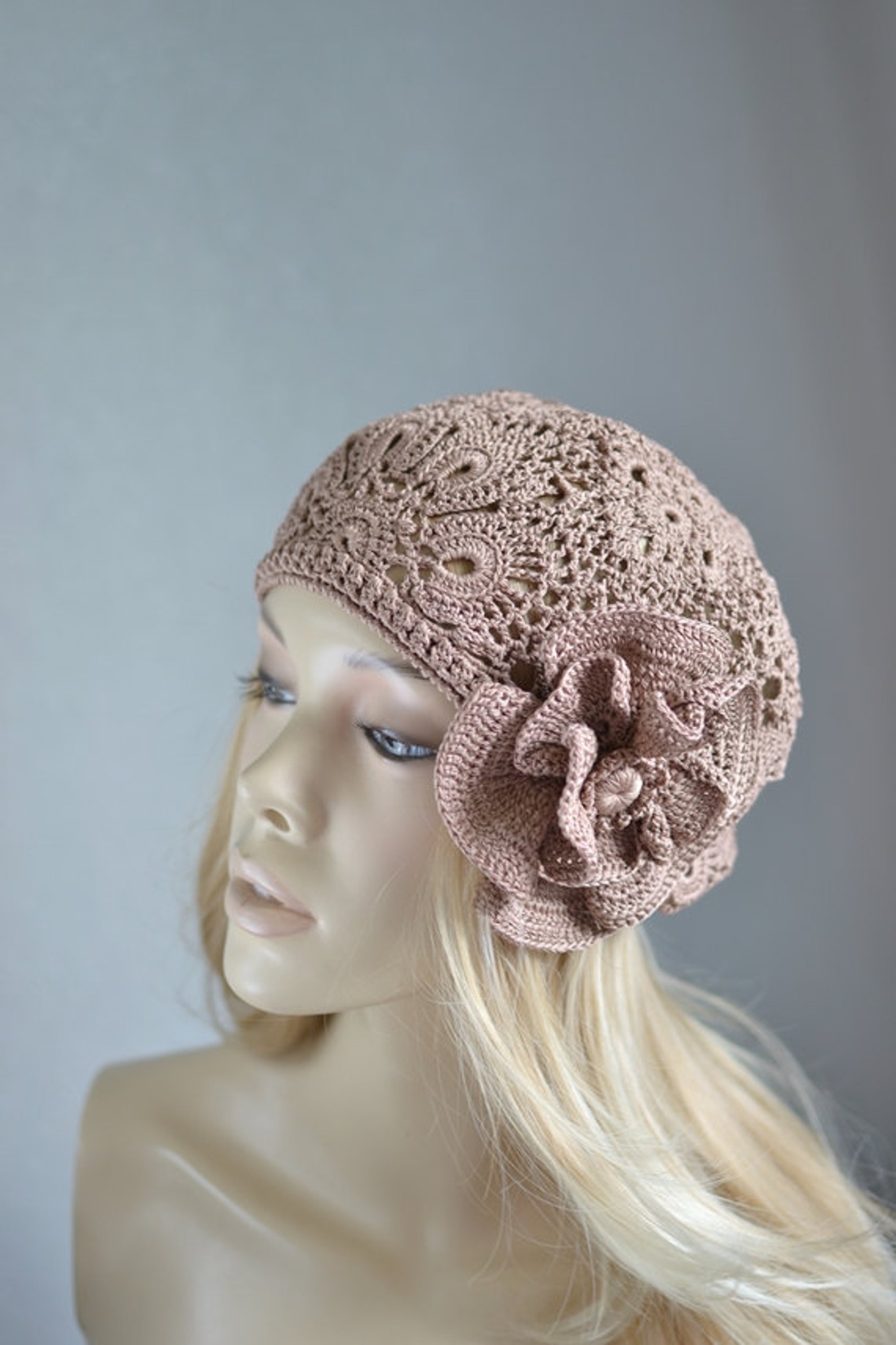 French Beret Summer Beret French Summer Beret Crochet Hat - Etsy