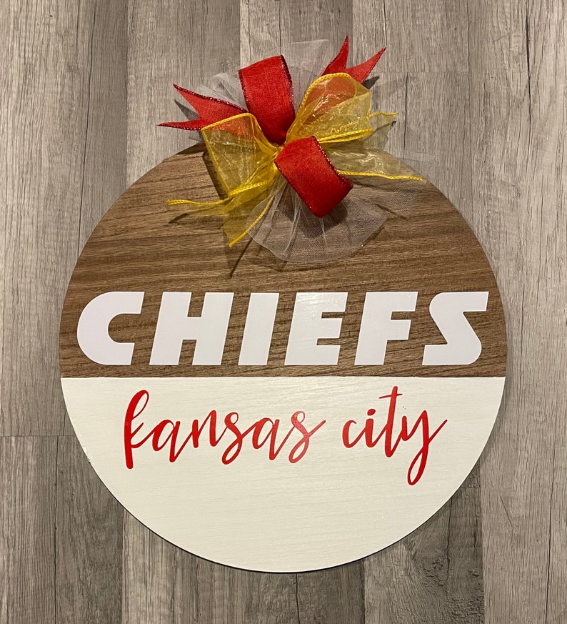 Door Sign Kansas City Chiefs - Etsy