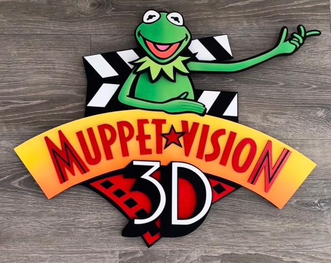 24” Muppet Vision 3D Custom Sign~ Made to Order - Etsy