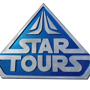 21x16 Star Tours Inspired sign straight edge MADE TO ORDER | Etsy