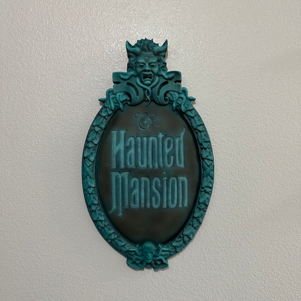 Haunted Mansion Plaque - Etsy