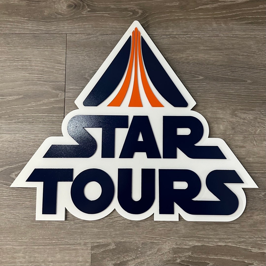 Vintage Star Tours Inspired Sign Made to Order 20x16.5 - Etsy