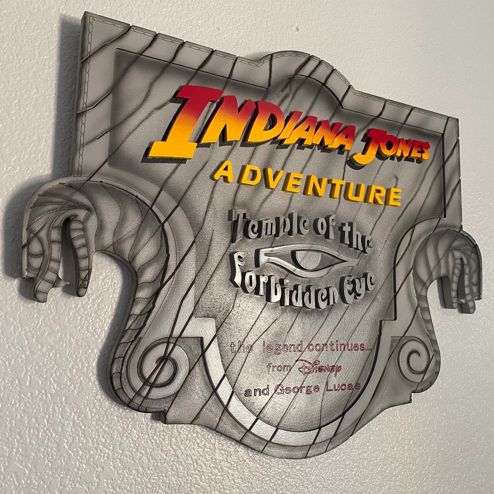 Indiana Jones Ride Inspired Replica Sign. Made to Order. - Etsy