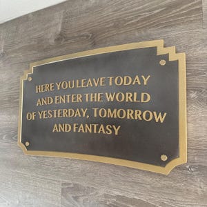 Theme Park Entrance Sign. Made to Order. - Etsy