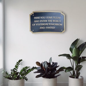 Theme Park Entrance Sign. Made to Order. - Etsy