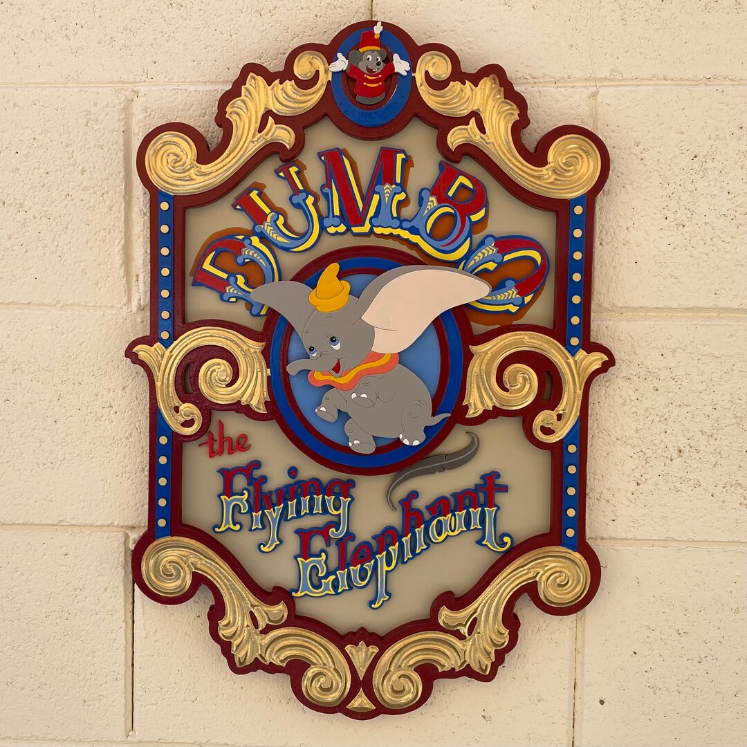 24 Custom Dumbo Sign Made to Order - Etsy UK