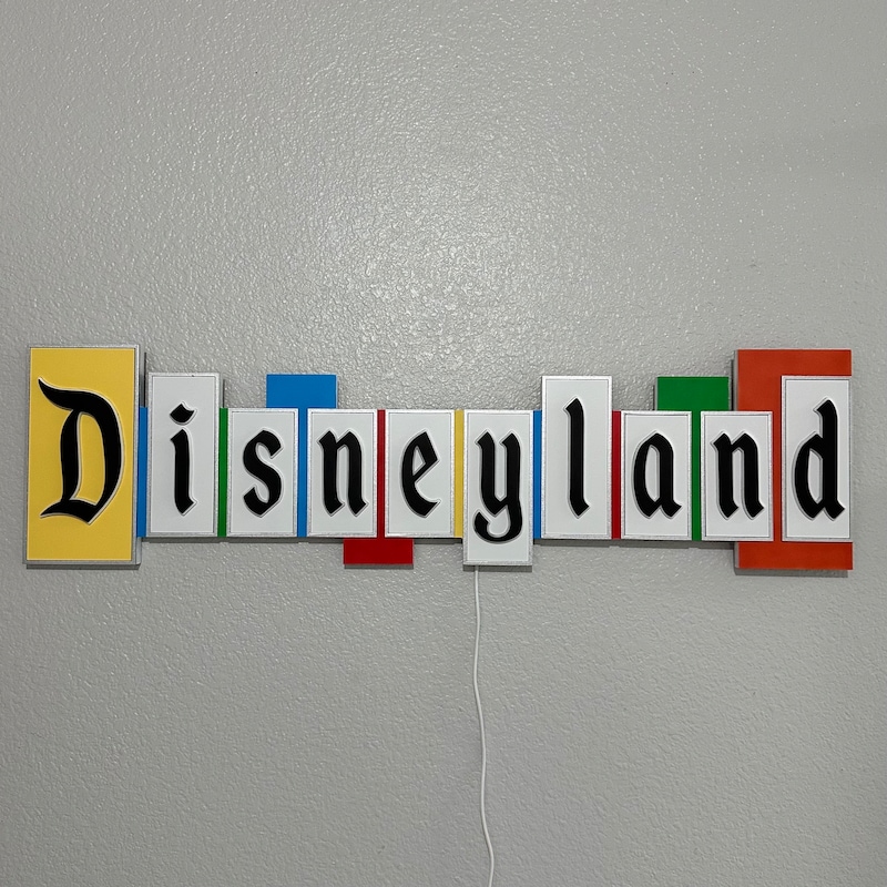 Disneyland Sign - Etsy