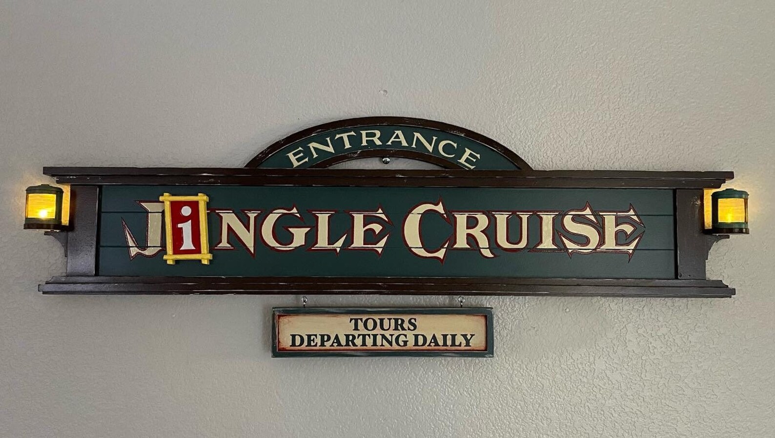 Jungle Cruise Sign With Led Lanterns Custom Sign Made to - Etsy