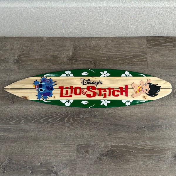 Lilo and Stitch Surfboard - Etsy
