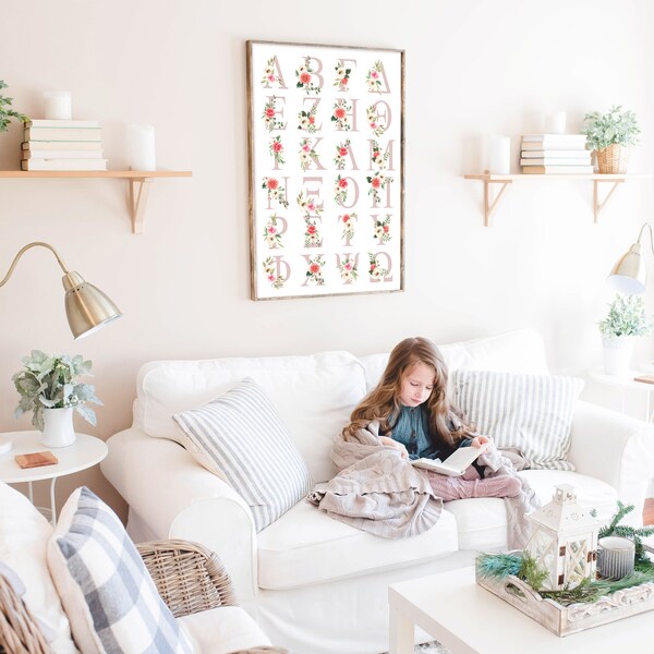 Greek Alphabet Posters - Etsy