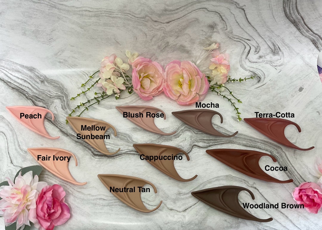 Dyed Realistic POC Human Skintone Brown Tan Fair Pale Peach Skin Elf ...