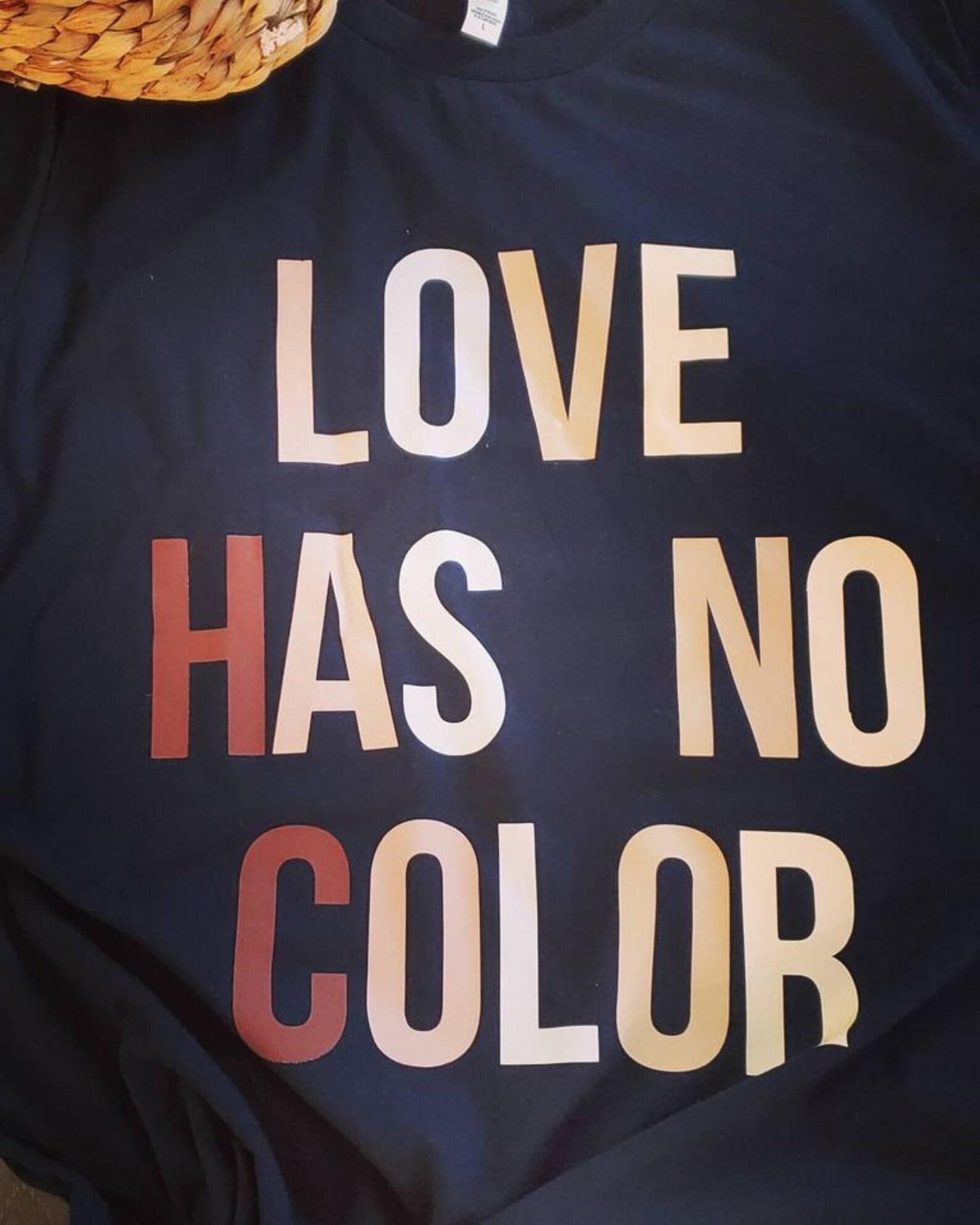Love Has No Color Thsirt, Inspirational Tee Shirt, Custom Valentine ...