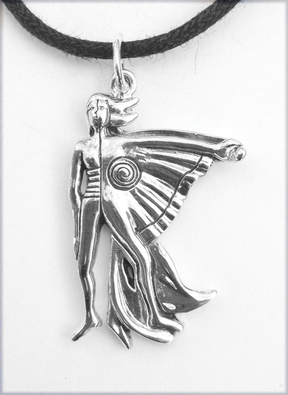 Transformation Charm on Adjustable Black Knotted Cord Chikara - Etsy