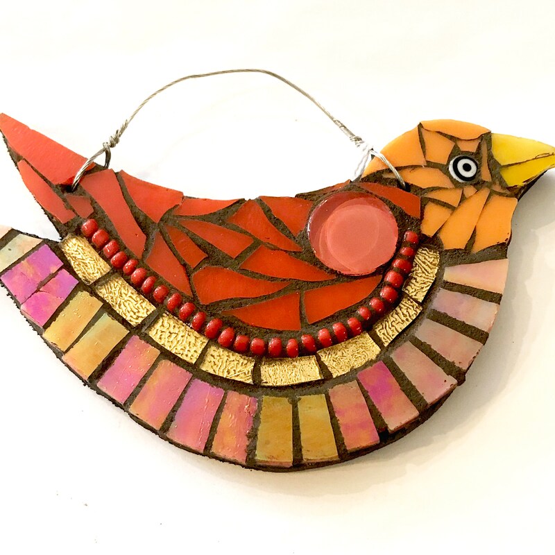 Mosaic Birds - Etsy