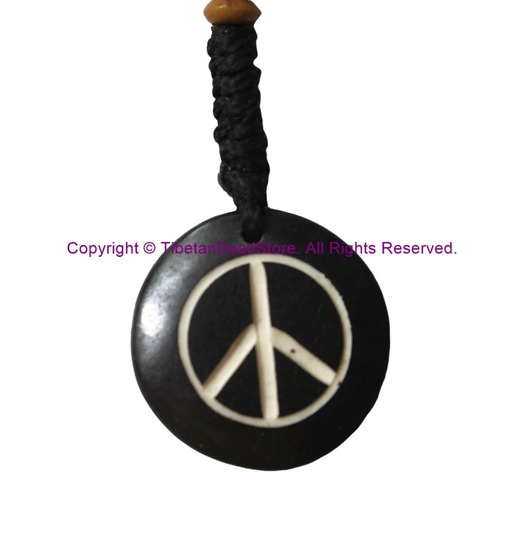 Ethnic Handmade Carved Peace Symbol Keychain Keyring - Handmade Ethnic ...