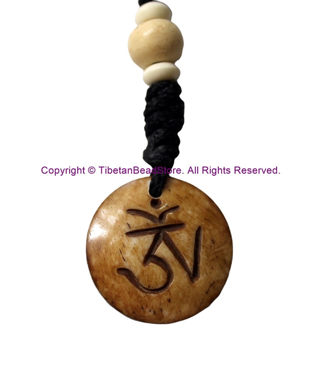 Ethnic Handmade Carved OM Mantra Design Keychain Keyring - Handmade ...