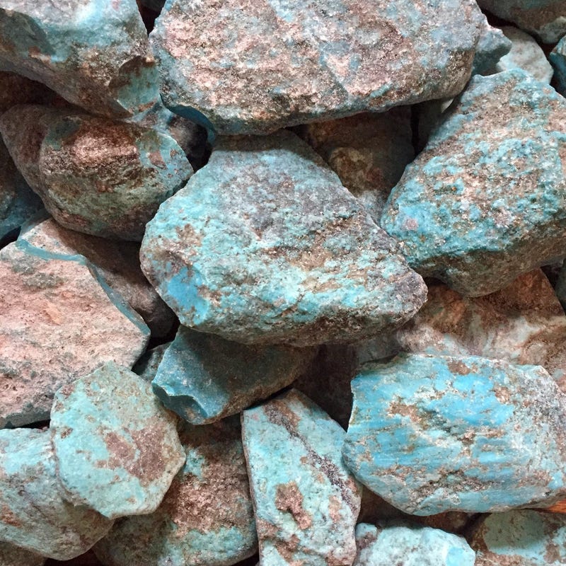 Rough Turquoise - Etsy