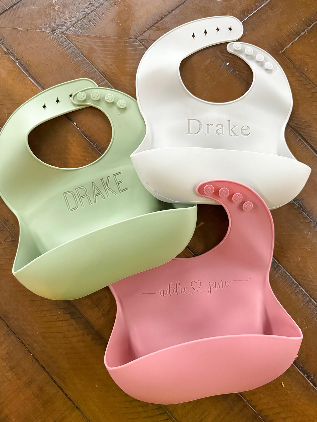 Custom Bib, Baby Bib, Personalized Bib, Silicon Bib, Name Bib, Baby ...