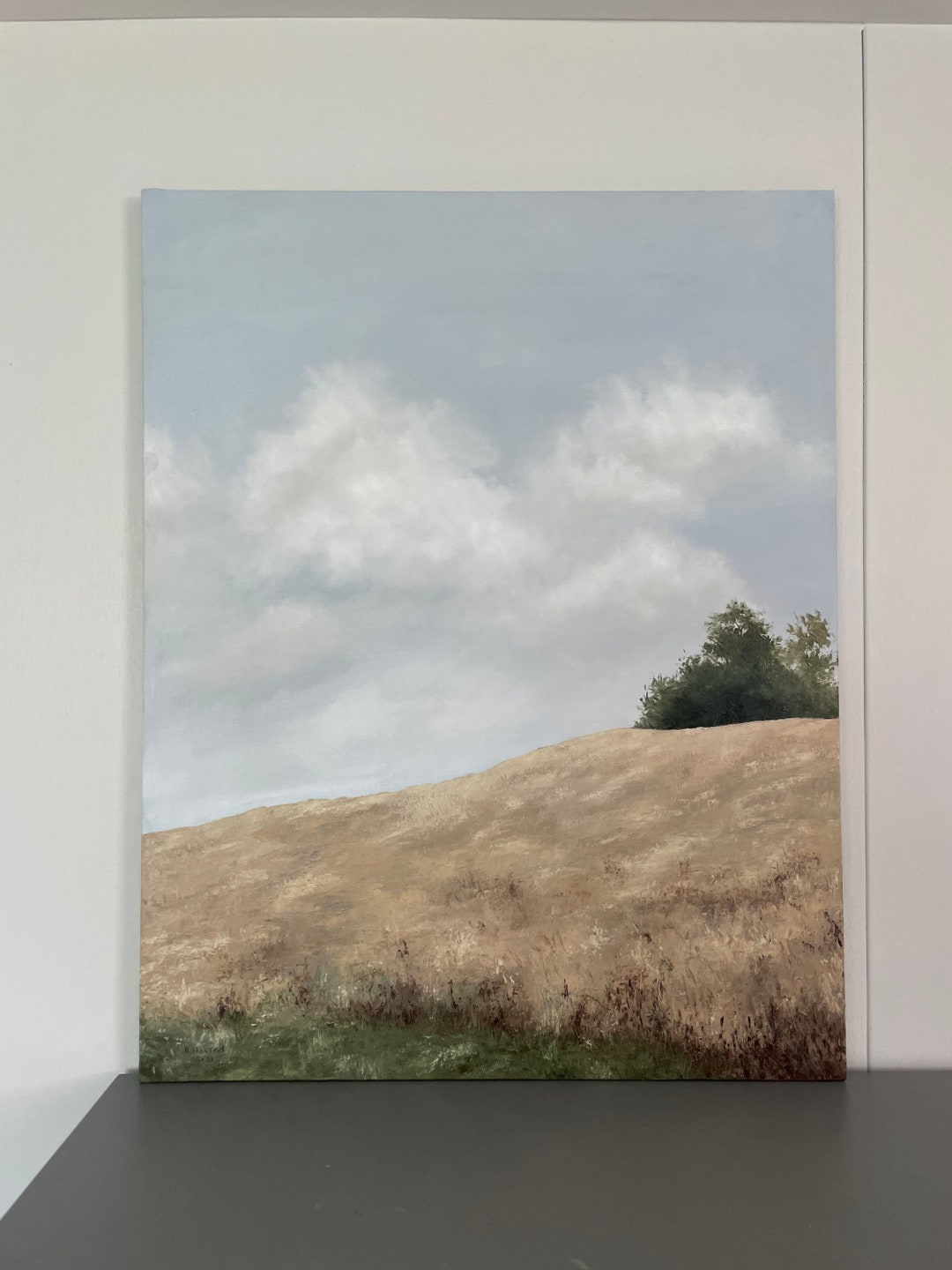 Impressionist Original Oil Painting on Stretched Canvas Landscape ...