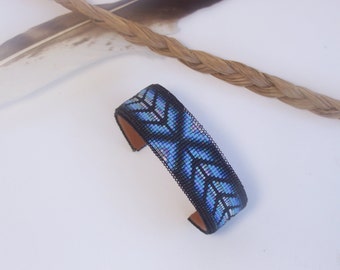Beaded Cuff Bracelet - Etsy