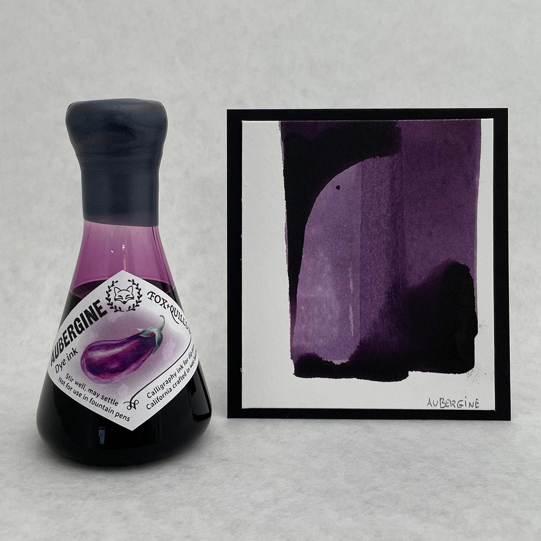 Aubergine Dye-base Ink - Etsy