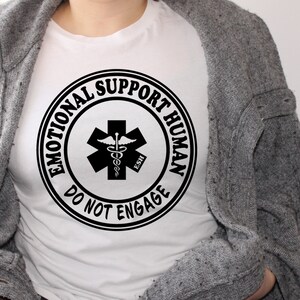 Emotional Support Human - Digital Cut File Cricut, Silhouette - Etsy