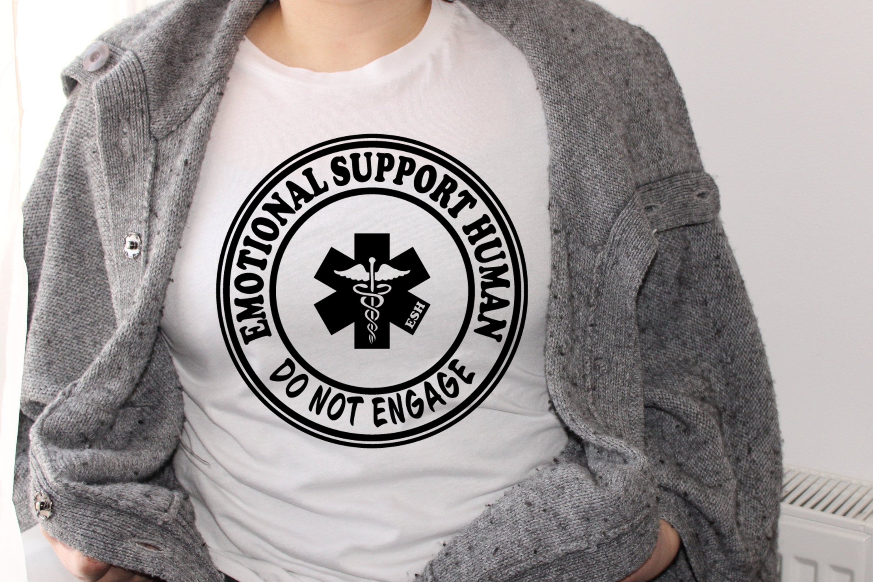 Emotional Support Human - Digital Cut File Cricut, Silhouette - Etsy