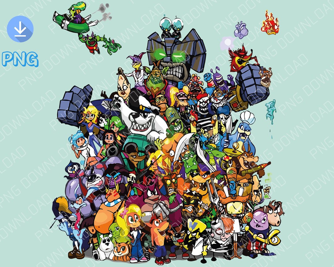 The Gang's All Here Prints Dowload Png - Etsy