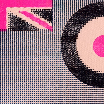 3 Colour Riso Halftone MOD Flags Using Pink, Blue and Black Inks - Etsy