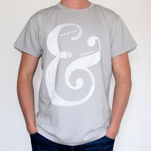 EFFORT & WISDOM Hand Screen Printed T-shirt - Etsy