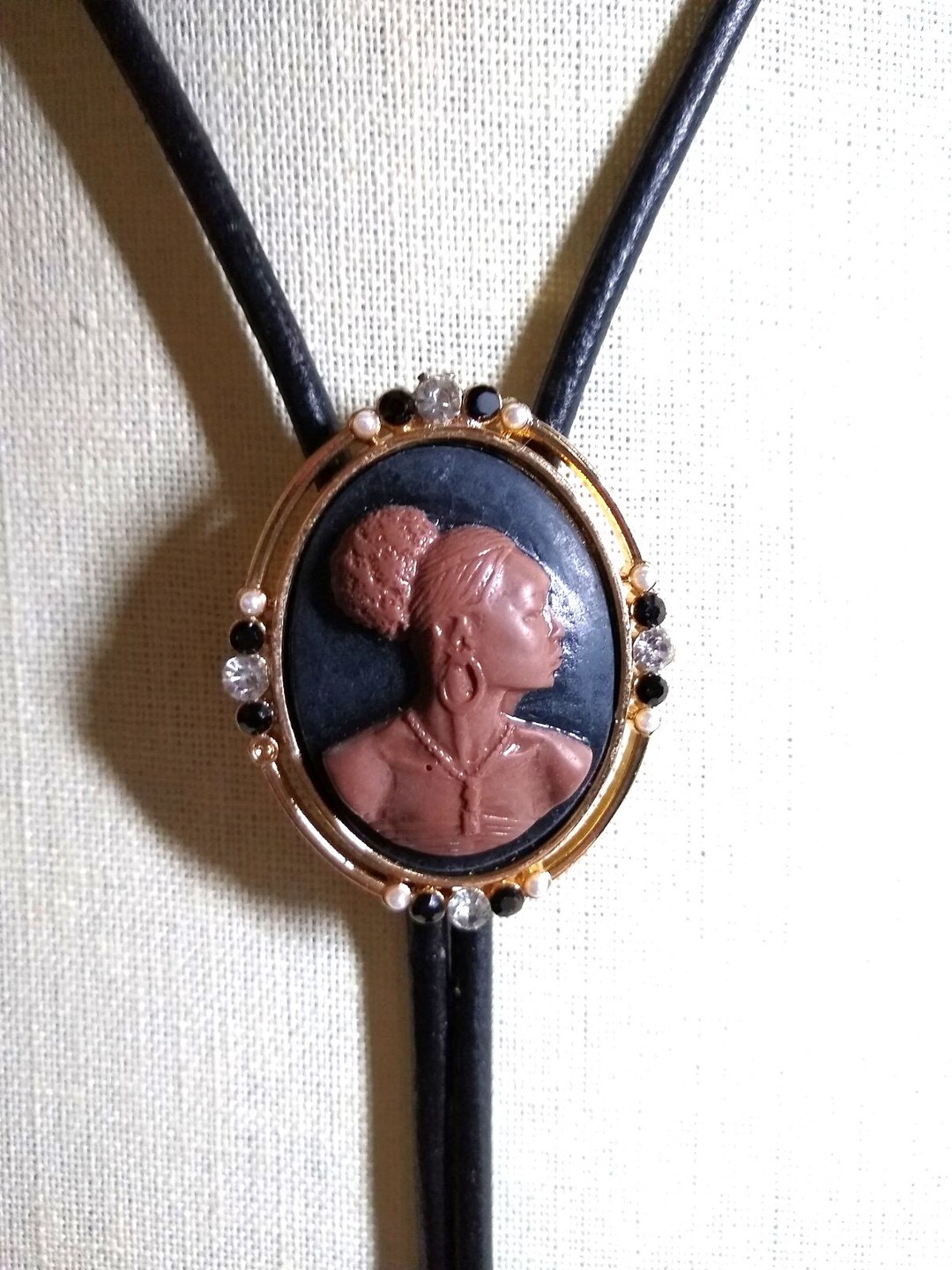 Bolo Tie; Ethnic; Cameo - Etsy
